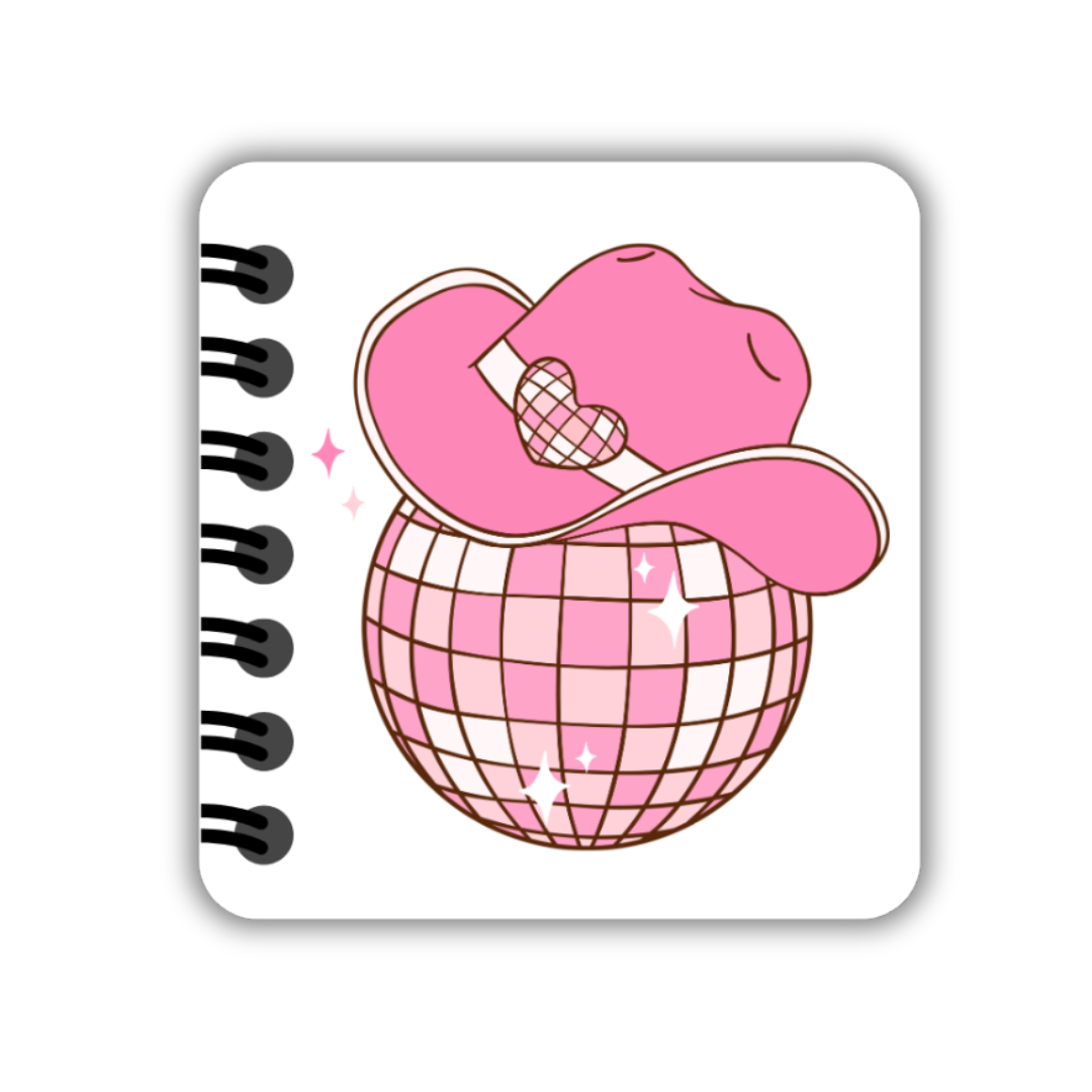 Disco Cowgirl Pocket Book - Disco Ball – Paper Crane